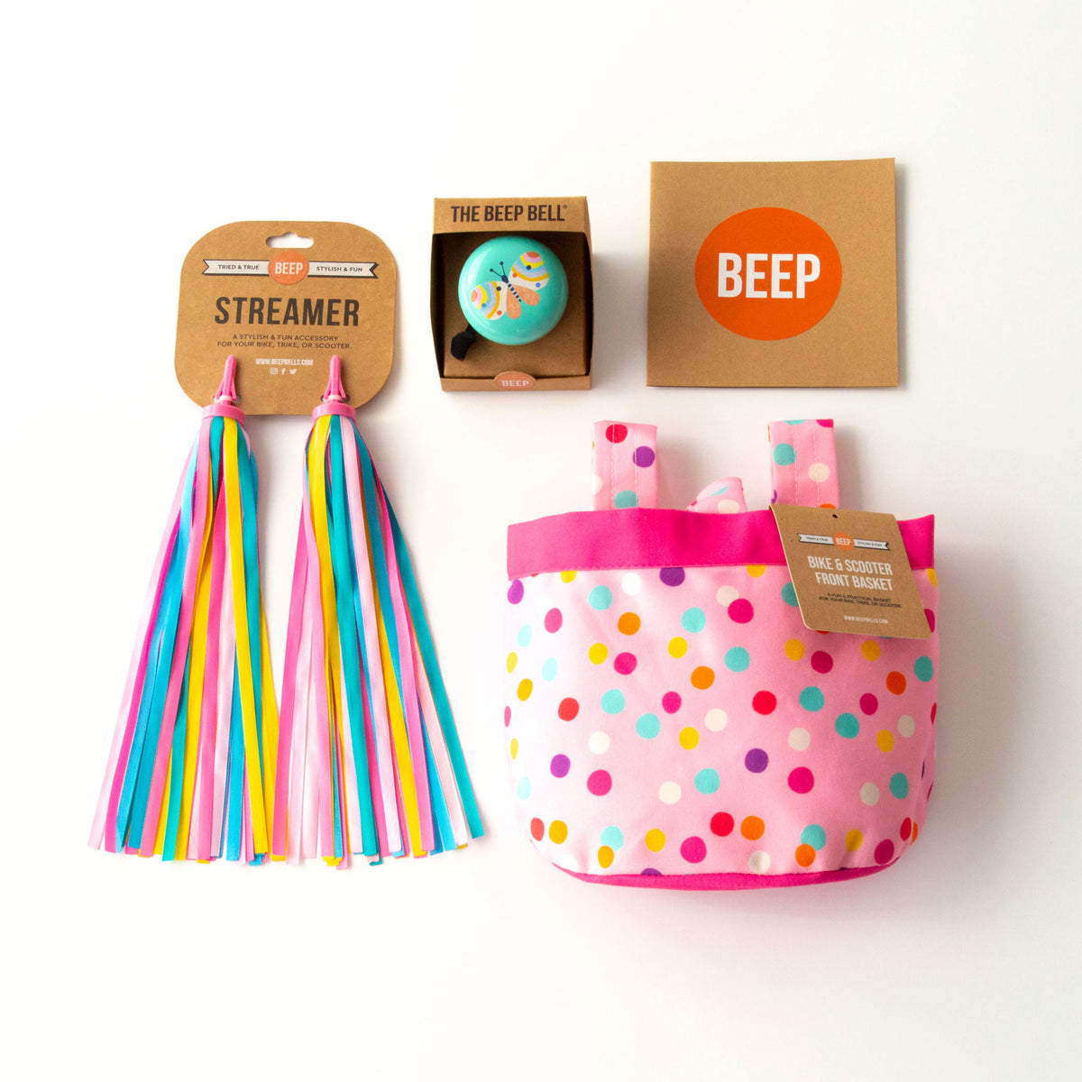 Confetti Cruiser (Butterfly Bell) - Kids Bike Bundle – Beep Bike Bells ...