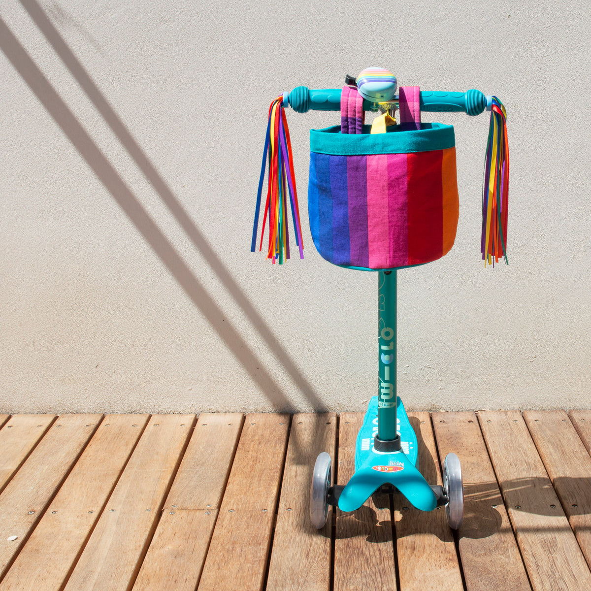 Beep Real Ribbon Bike Streamer - Classic Rainbow | Add fun to your bike ...